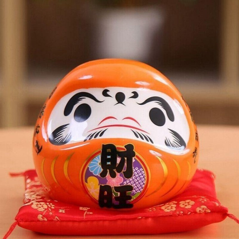 Daruma Tirelire Orange – Japan Mood