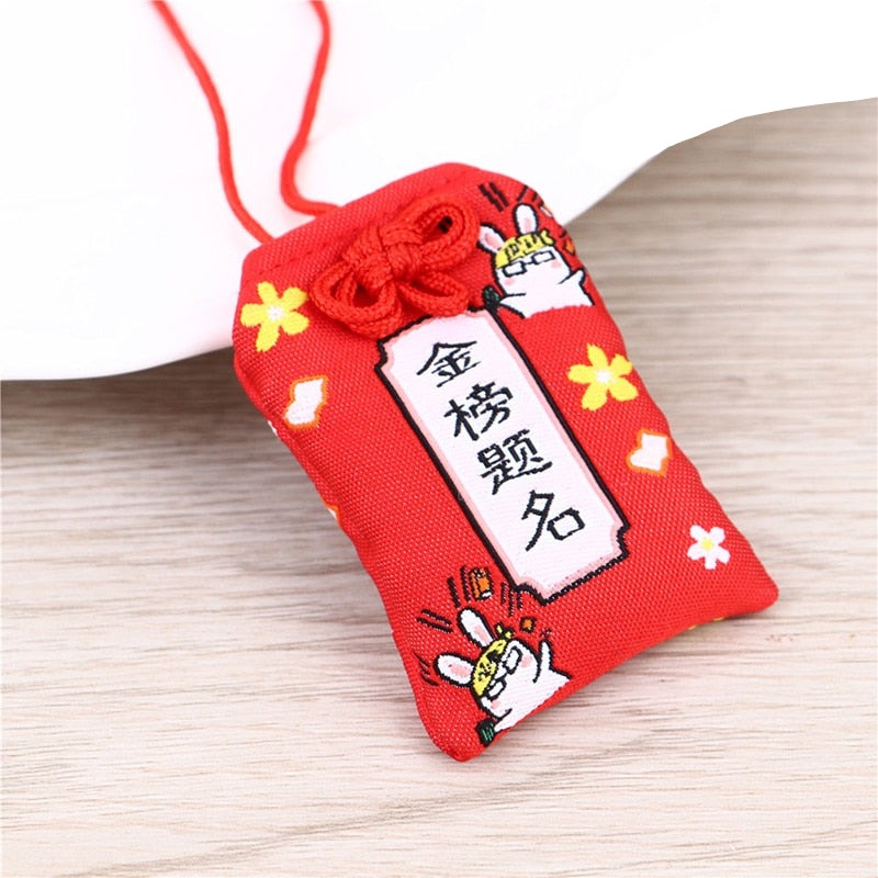 Omamori Japonais Rouge Japan Mood Omamori Japonais Rouge Japan Mood