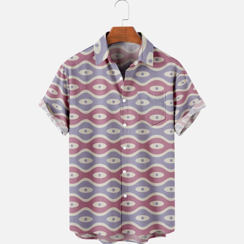 Chemise Été Motifs Wavy 'Matsuyama' – Japan Mood