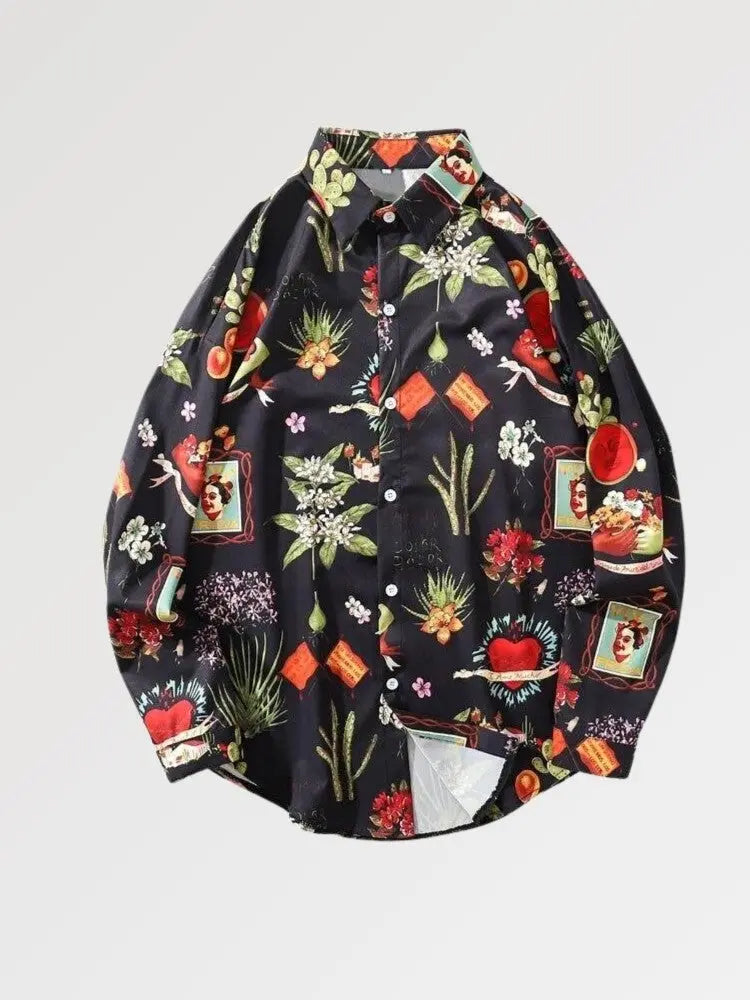 Chemise Florale Style Japonais 'Tsurunen' – Japan Mood