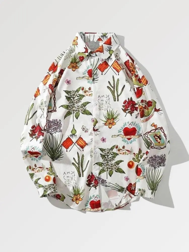 Chemise Florale Style Japonais 'Tsurunen' – Japan Mood