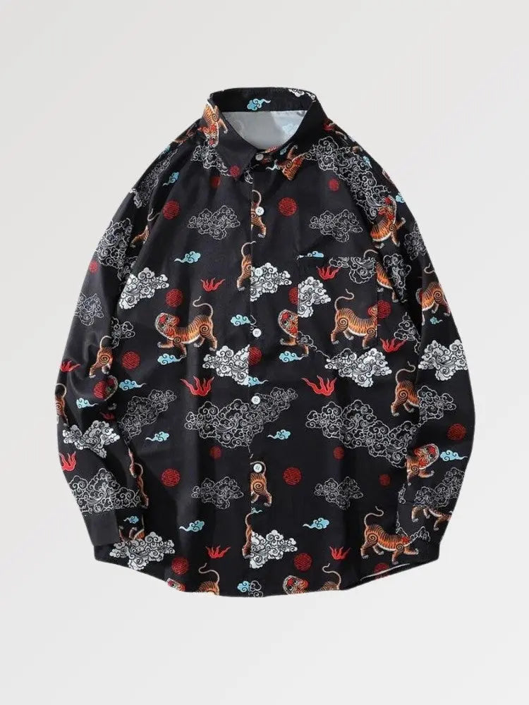 Chemise Japonaise Oversize 'Sanmu' – Japan Mood