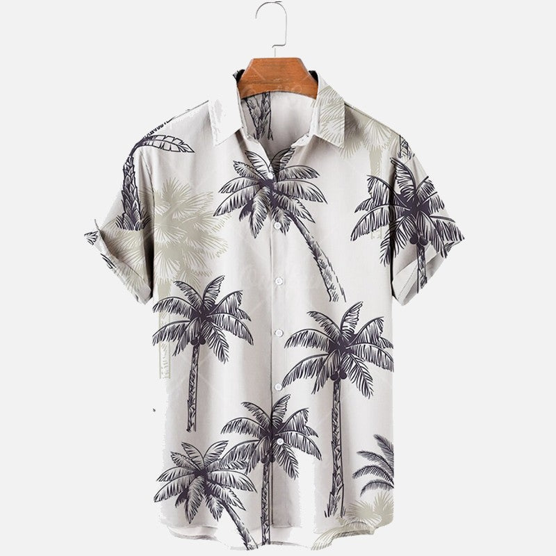 Chemise Motifs Palmiers 'Toyama' – Japan Mood