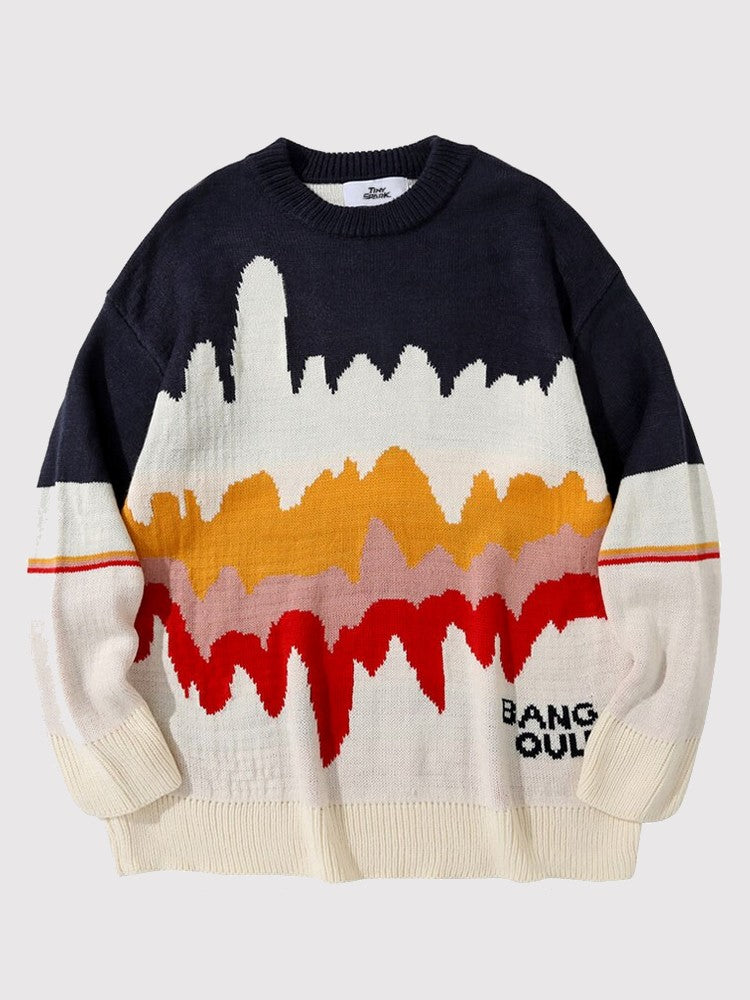 Pull Japonais Coloré 'Golden Gai' – Japan Mood